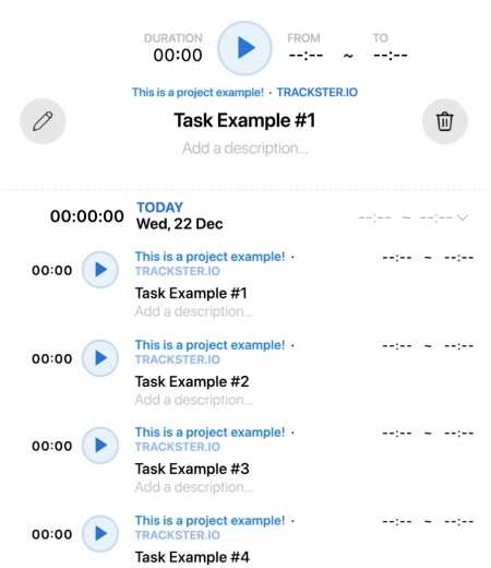 Acurate, Transparent Time-Tracking | Trackster